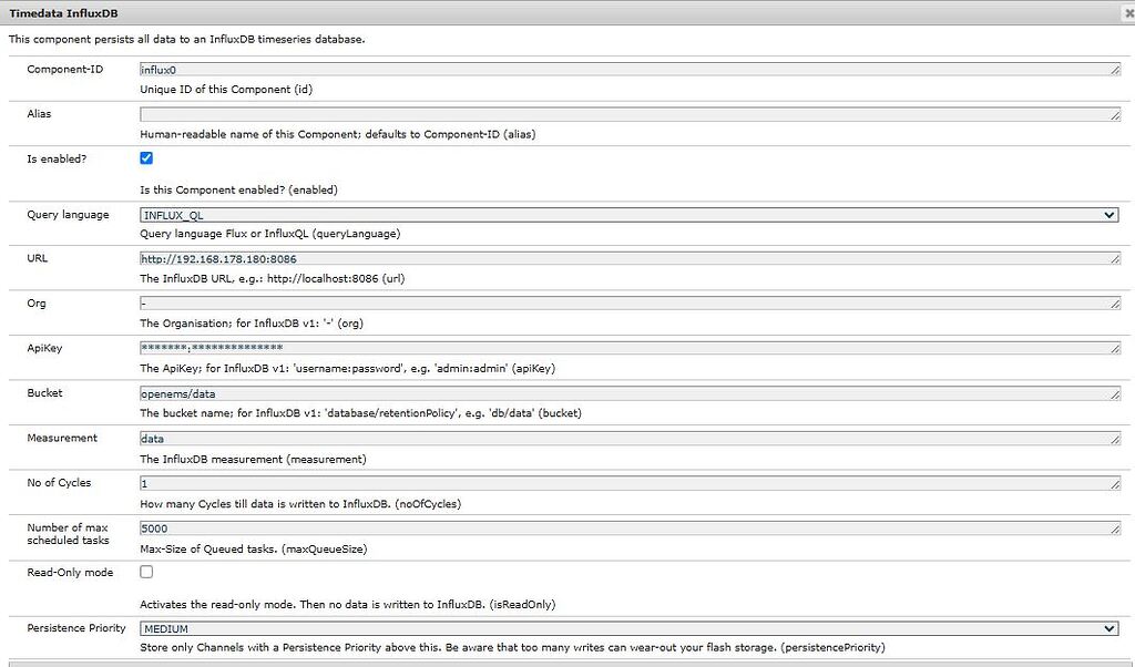 Timedata klappt nicht - Deutsches Forum - OpenEMS Community